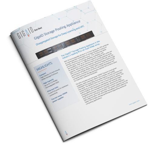 Storage Pooling Appliance - GigaIO