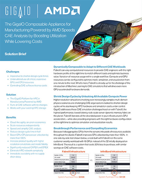 AMD Manufacturing - GigaIO